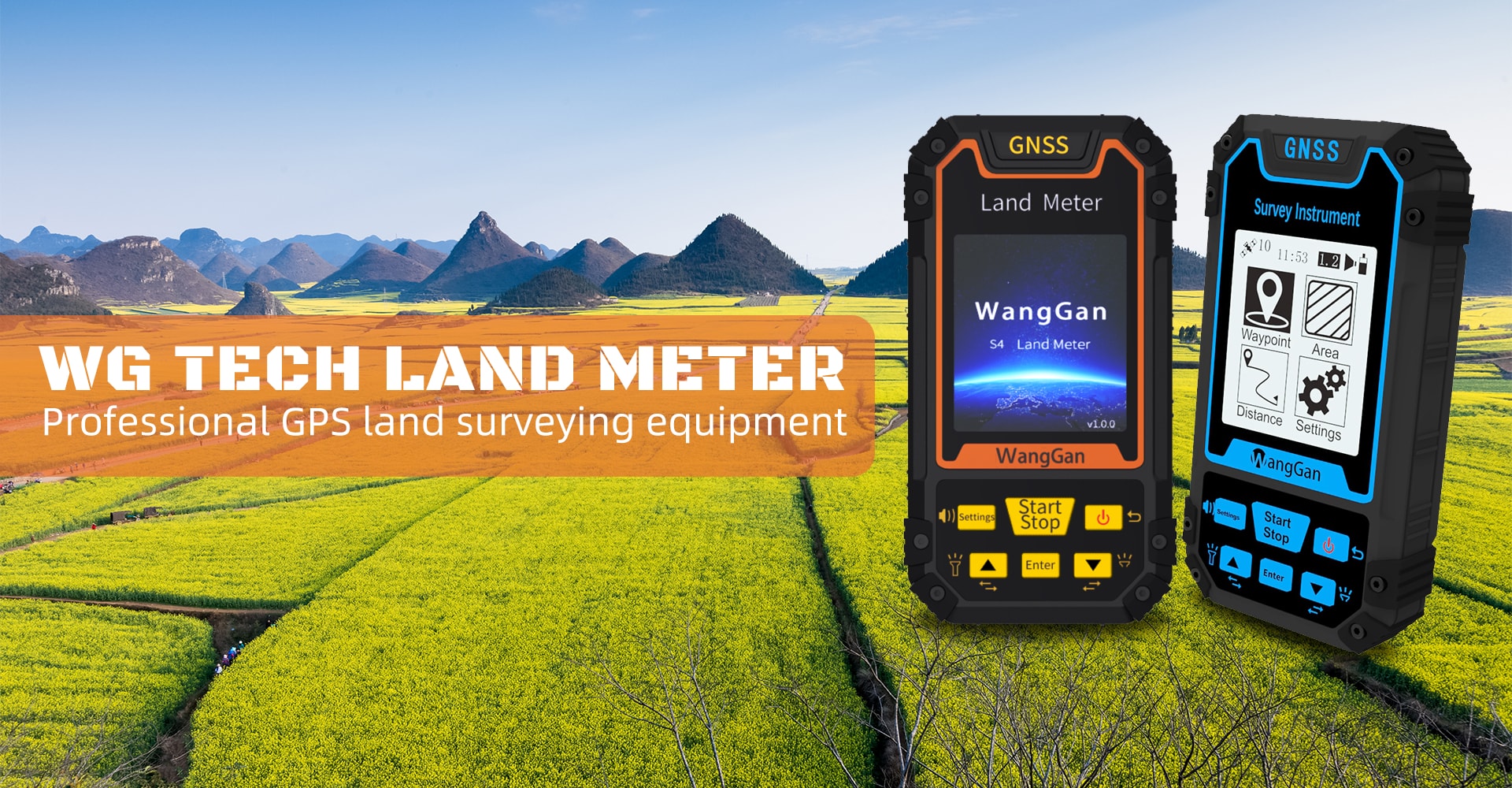Satellite Land meters Land Survey Equipment – WG Tech